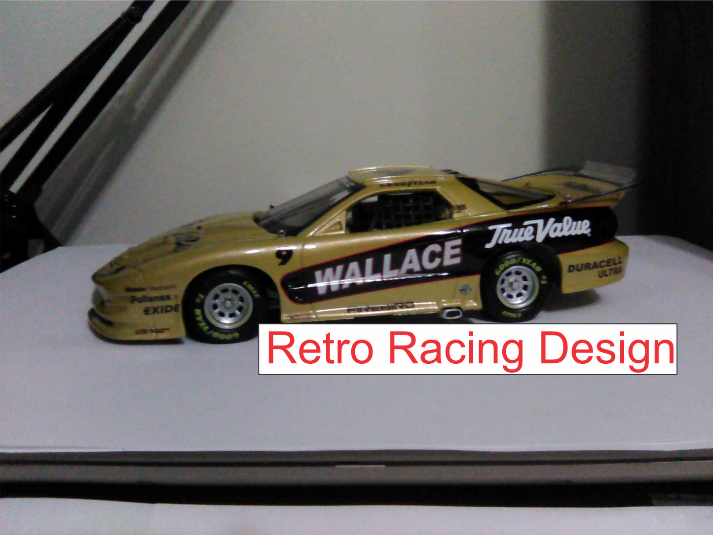 Retro Racing Design Rusty Wallace IROC 1999 Talladega #9 Gold Pontiac ...
