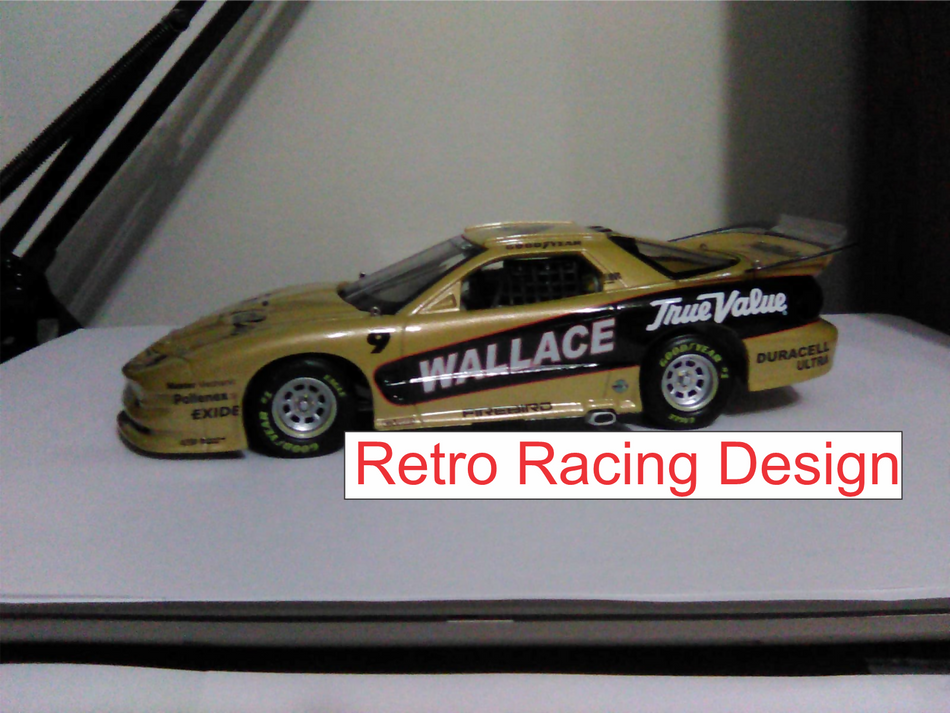 Retro Racing Design Rusty Wallace IROC 1999 Talladega #9 Gold Pontiac ...