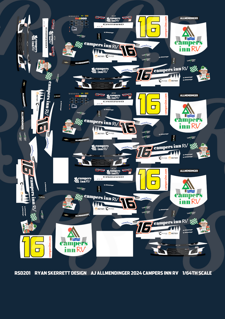 Racecar Decals - Custom Waterslide Decals For Scale Models – Print it Decals