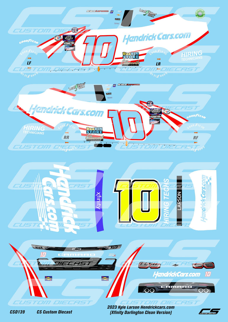 CS Custom Diecast: Nascar Model Car Decals for Aftermarket Cars – Print ...