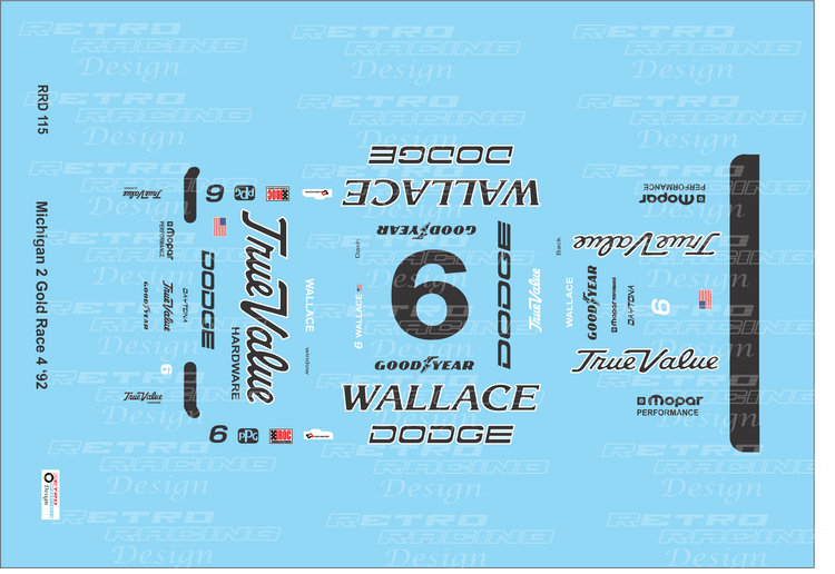 Racecar Decals - Custom Waterslide Decals For Scale Models – Print it ...