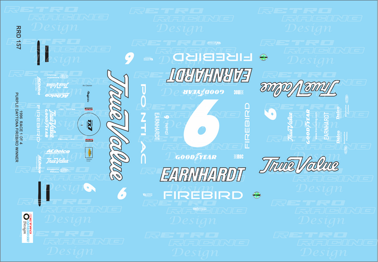 Retro Racing Design: 1/24 Scale IROC Waterslide Decals – Print it Decals