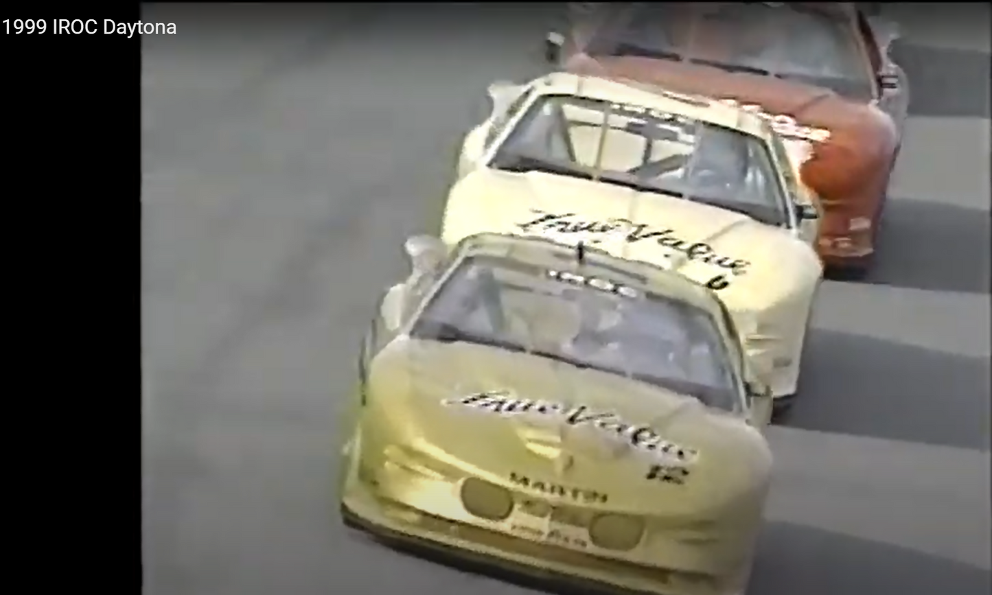 Retro Racing Design Mark Martin IROC 1999 Daytona #12 Gold Pontiac Fir ...