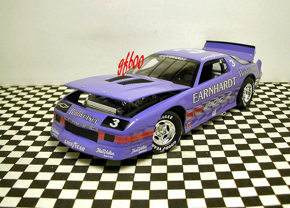 Retro Racing Design Dale Earnhardt IROC 1989 #3 Purple Chevrolet Camar ...