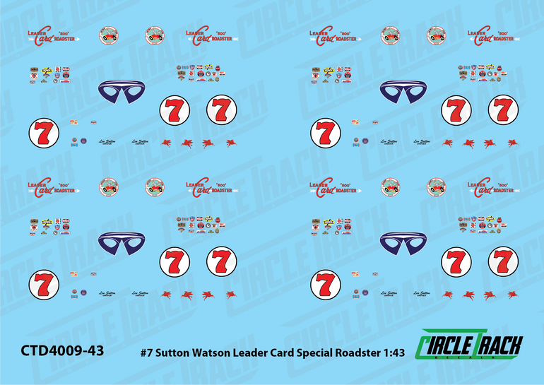 Circle Track Decals: Indy Car, Sprint Car and Midget Car Decals – Print ...