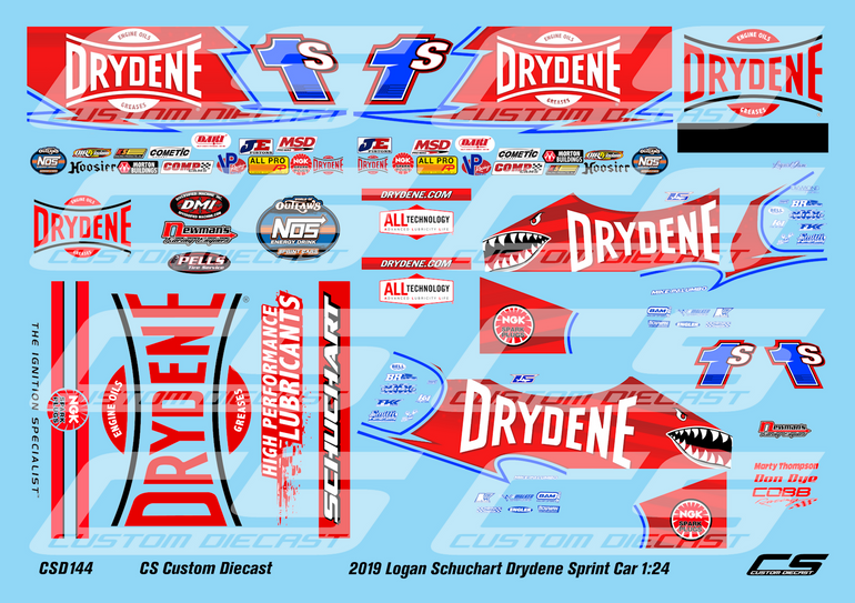 CS Custom Diecast: Nascar Model Car Decals for Aftermarket Cars – Print ...