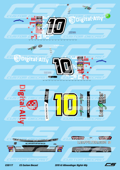 CS Custom Diecast: Nascar Model Car Decals for Aftermarket Cars – Print ...