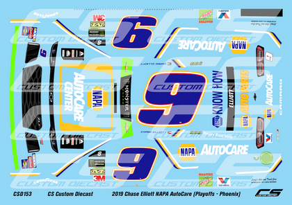 CS Custom Diecast: Nascar Model Car Decals for Aftermarket Cars – Print ...