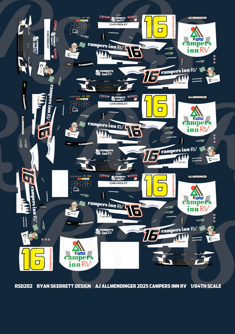 Racecar Decals - Custom Waterslide Decals For Scale Models – Print it Decals