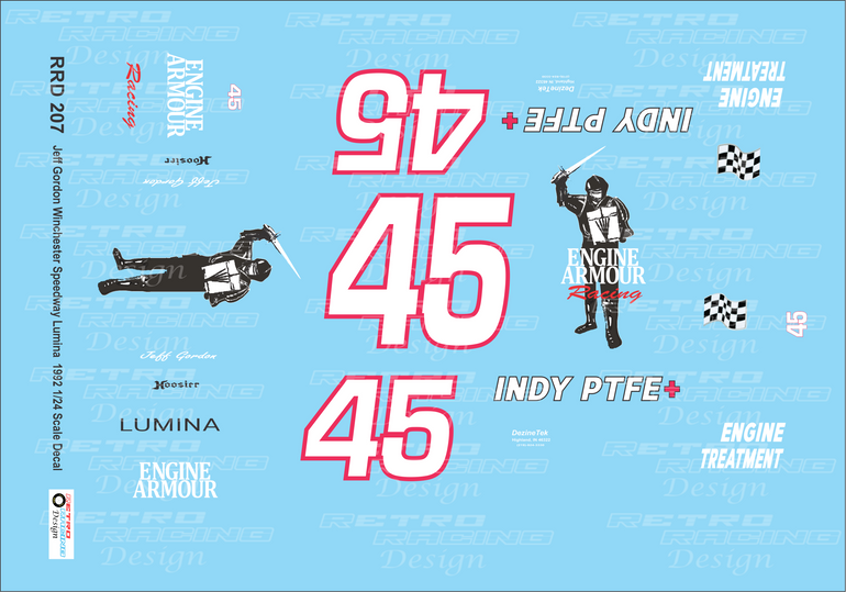 Retro Racing Design: 1/24 Scale IROC Waterslide Decals – Print it Decals