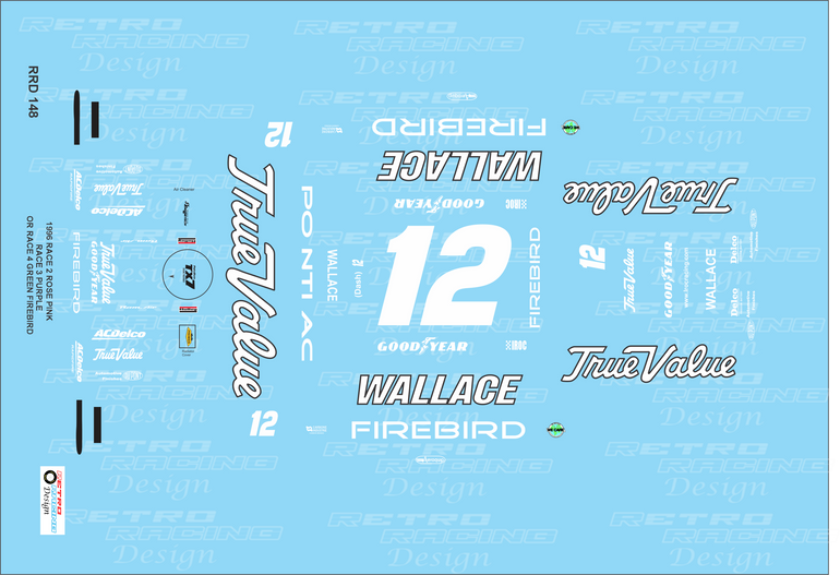 Retro Racing Design: 1/24 Scale IROC Waterslide Decals – Print it Decals