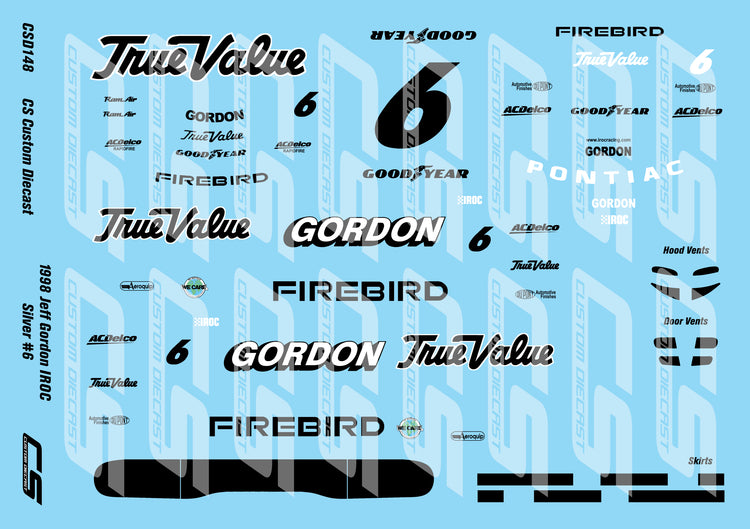 CS Custom Diecast: Nascar Model Car Decals for Aftermarket Cars – Print ...