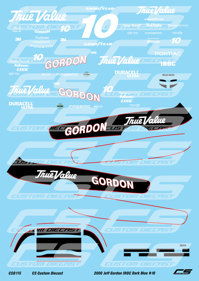 CS Custom Diecast: Nascar Model Car Decals for Aftermarket Cars – Page ...