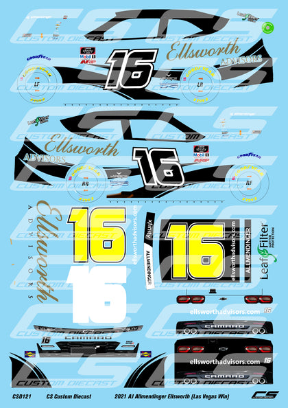 CS Custom Diecast: Nascar Model Car Decals for Aftermarket Cars – Print ...