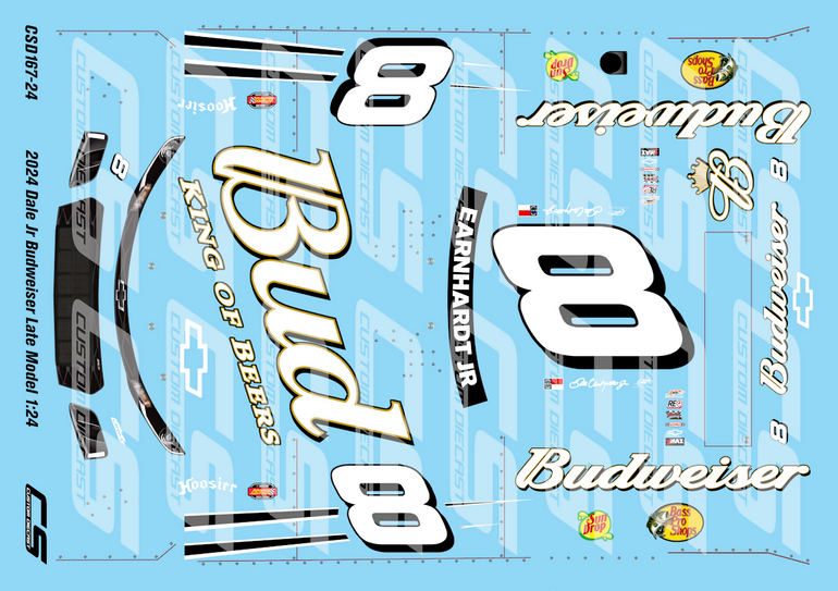 CS Custom Diecast: Nascar Model Car Decals for Aftermarket Cars – Print ...