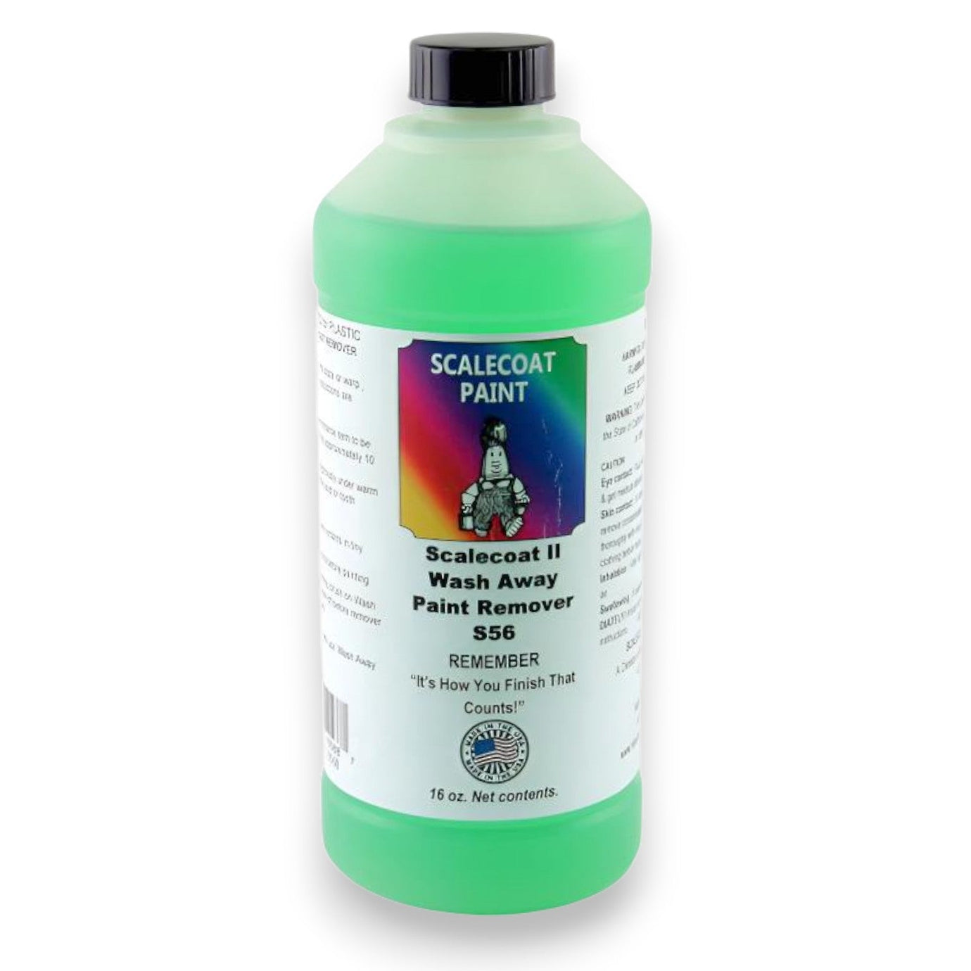 Scalecoat Wash Away Paint Remover – Plastic-Safe Paint Stripper (16oz ...