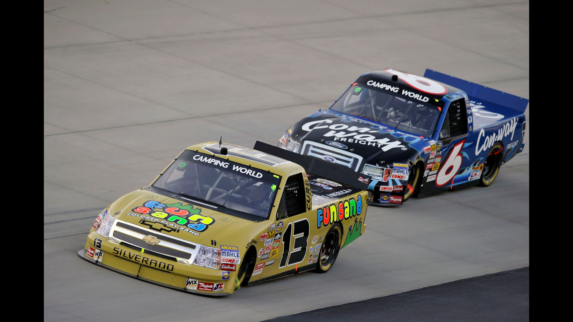 JH Designs Johnny Sauter 2009 CWTS #13 Fun Sand - Rodney Adkins (Dover ...