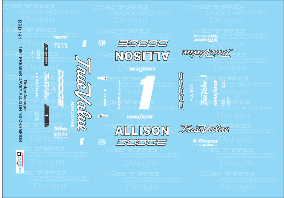 Retro Racing Design: 1/24 Scale IROC Waterslide Decals – Page 5 – Print ...