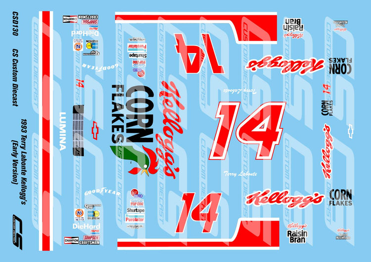 CS Custom Diecast: Nascar Model Car Decals for Aftermarket Cars – Print ...