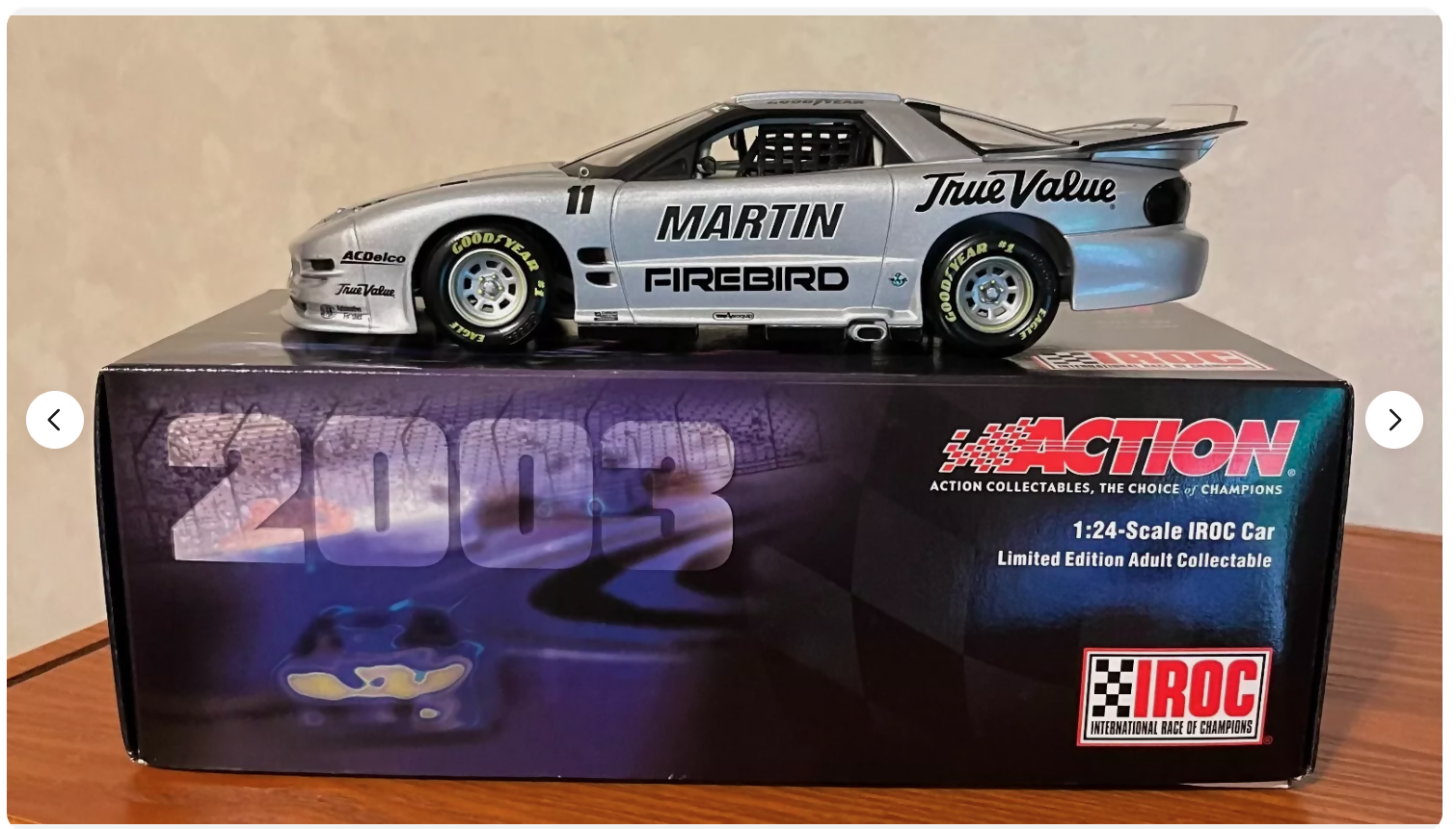 Retro Racing Design Mark Martin IROC 1996 Charlotte #11 Silver Pontiac ...