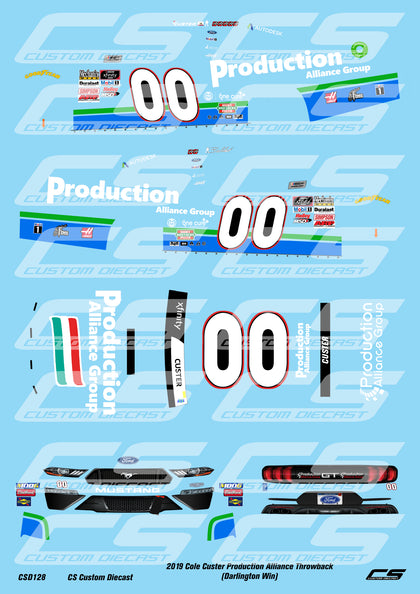 CS Custom Diecast: Nascar Model Car Decals for Aftermarket Cars – Print ...