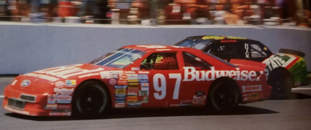 JH Designs Geoff Bodine 1991 CUP #97 Budweiser (Pocono) 1:24 Racecar D ...