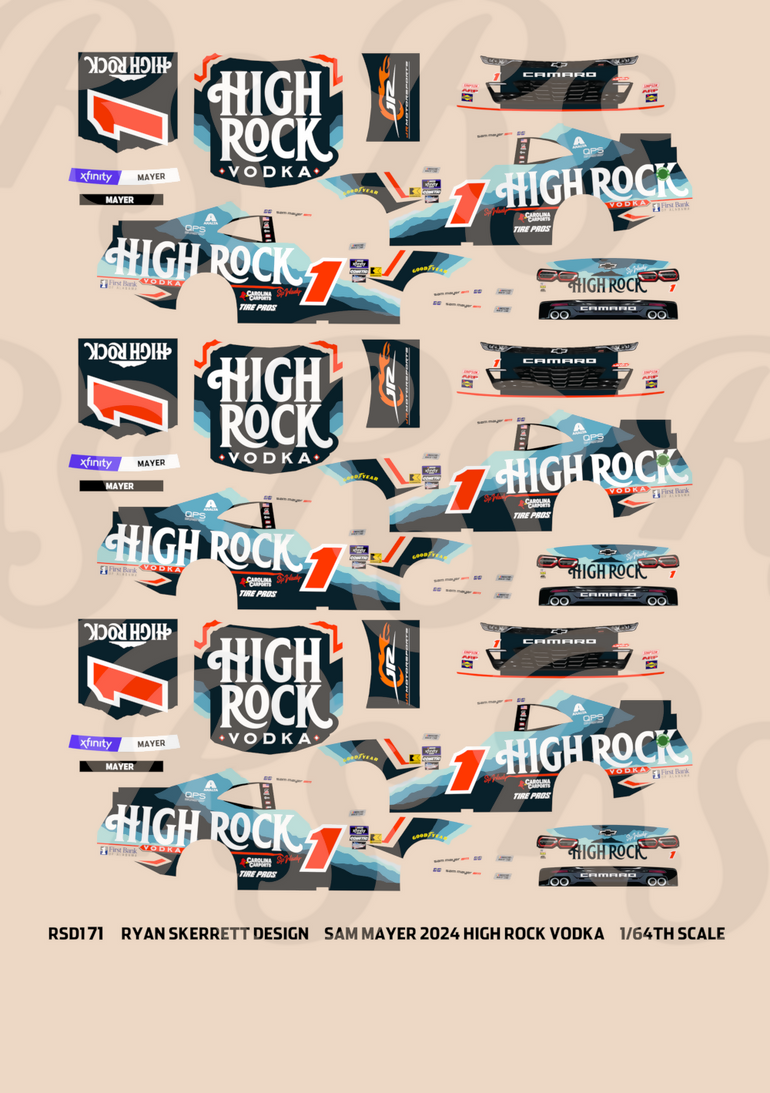 Racecar Decals - Custom Waterslide Decals For Scale Models – Print it ...