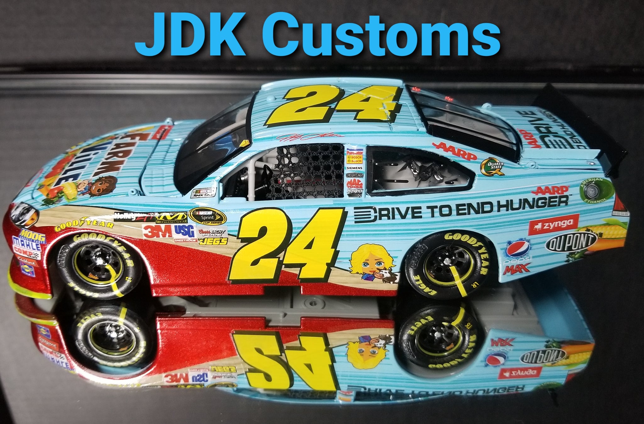 Stoney's Customs 2012 #24 Farmville Jeff Gordon 1:24 Decal Set – Print ...
