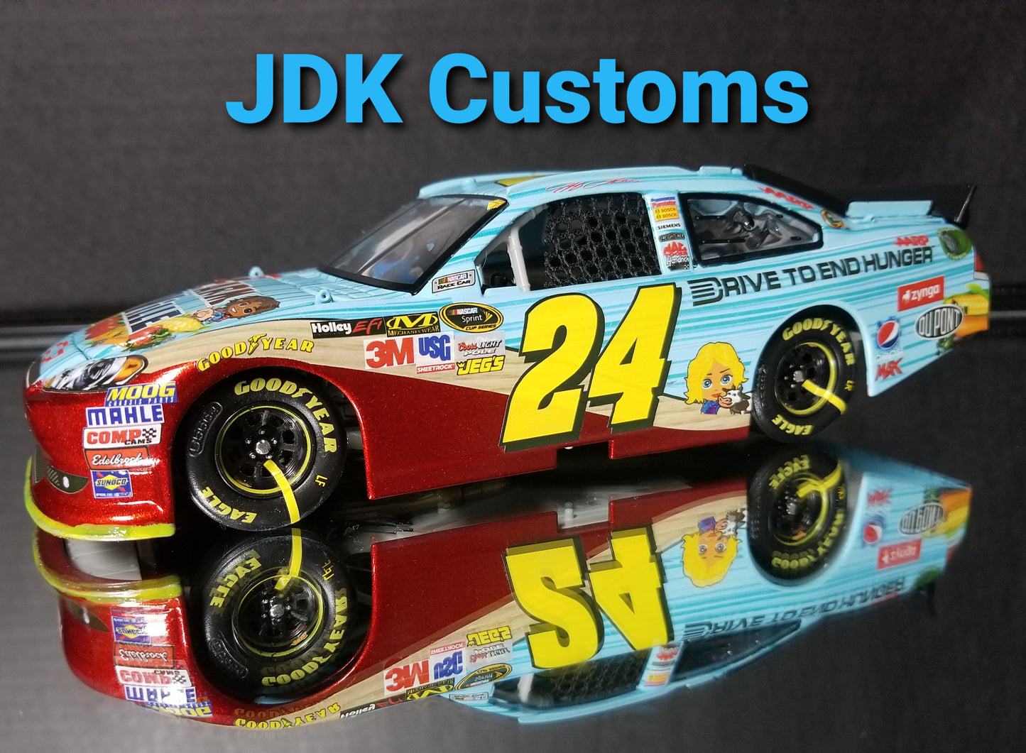 Stoney's Customs 2012 #24 Farmville Jeff Gordon 1:24 Decal Set – Print ...
