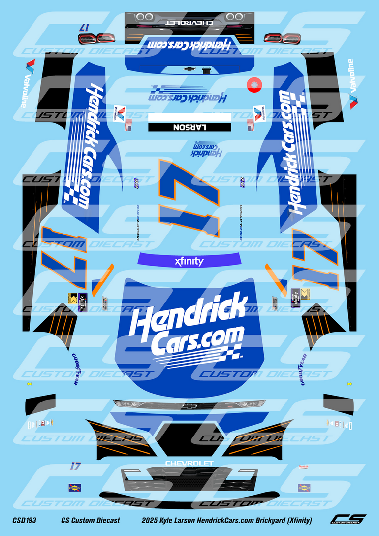 CS Custom Diecast: Nascar Model Car Decals for Aftermarket Cars – Print ...