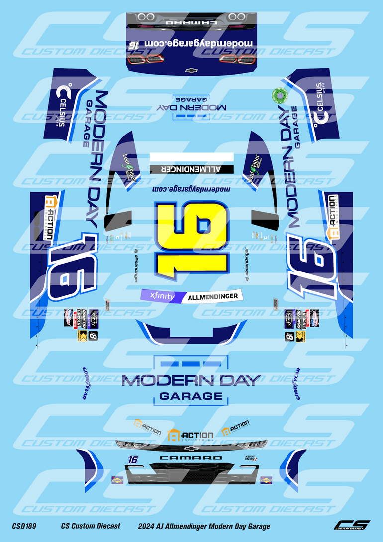 Racecar Decals - Custom Waterslide Decals For Scale Models – Print it ...