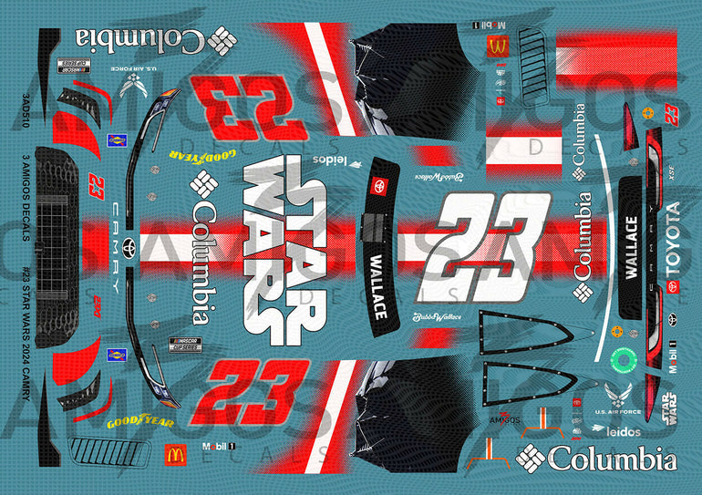 Racecar Decals - Custom Waterslide Decals For Scale Models – Print it ...