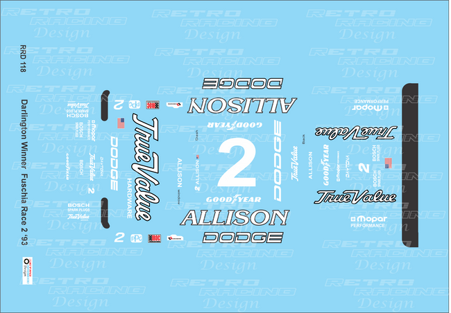 Racecar Decals - Custom Waterslide Decals For Scale Models – Print it ...