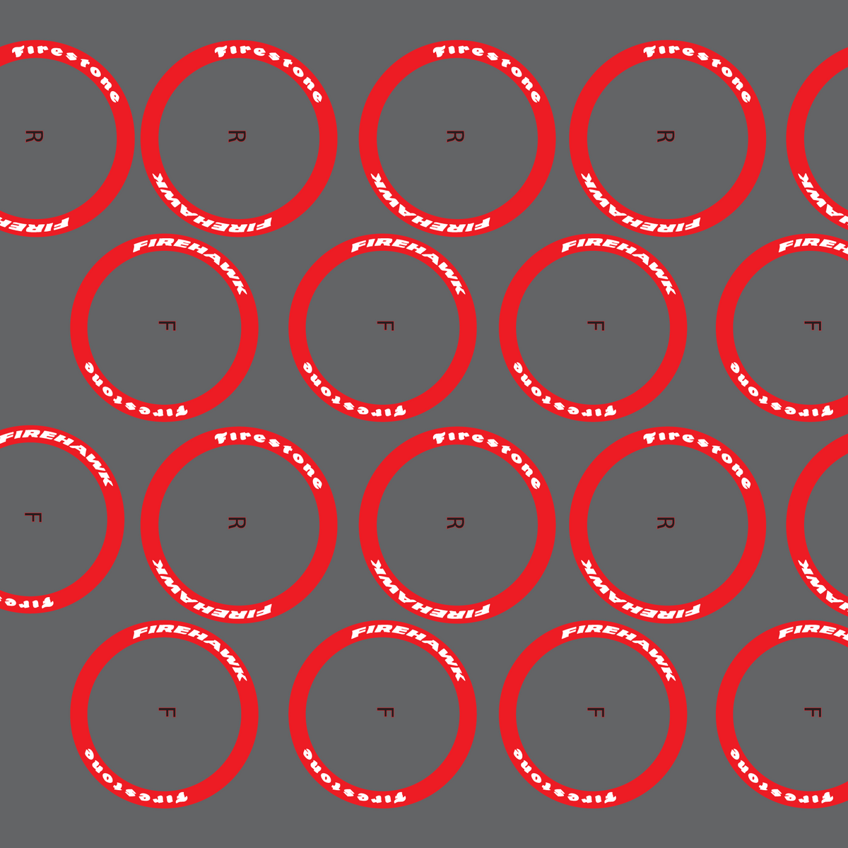 Grand Precision - 1/18 2009-12 Red Alternate Firestone Tire Decals ...