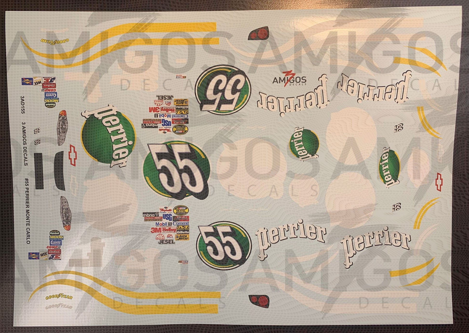 3 Amigos Decals #55 PERRIER Monte Carlo – Print it Decals