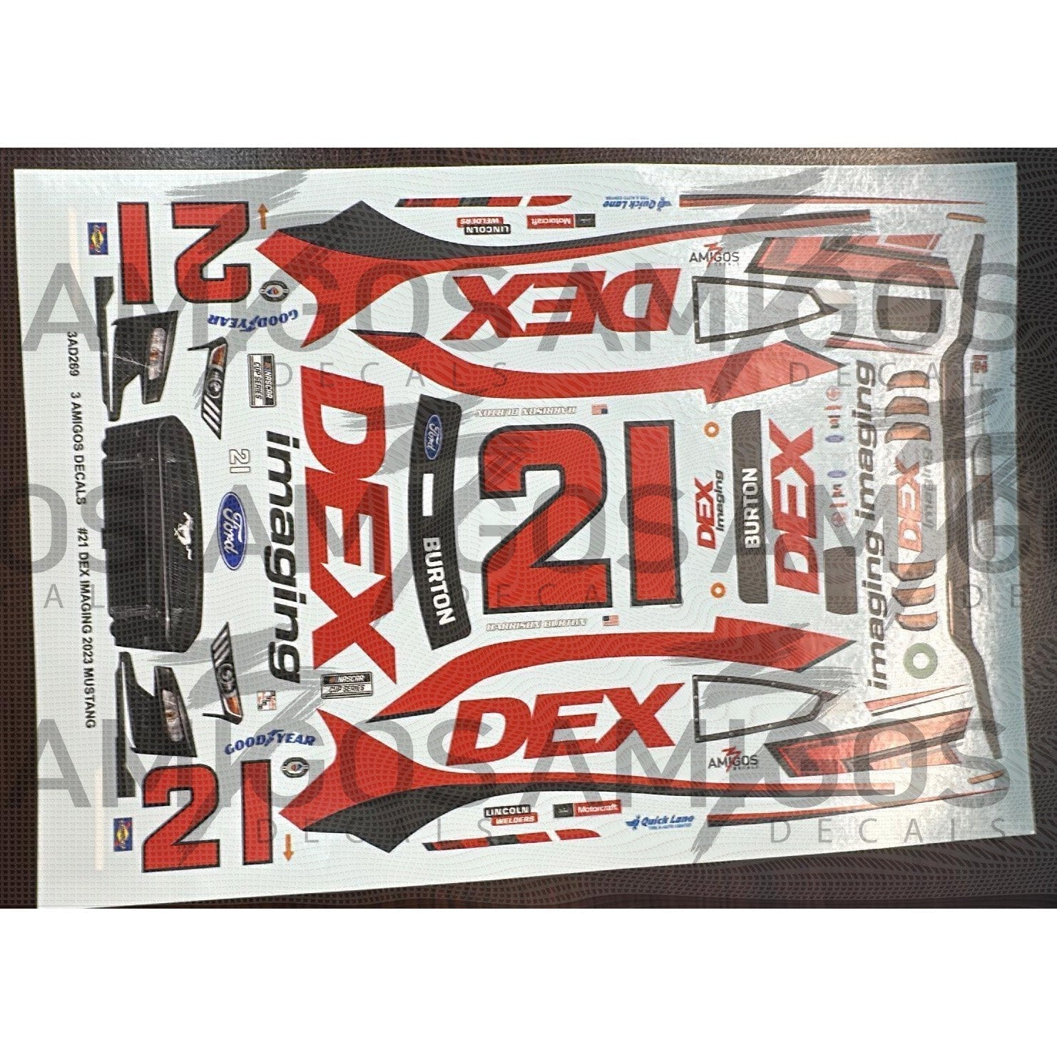 3 Amigos Decals #21 DEX IMAGING 2023 MUSTANG Decal Set 1:24 – Print it ...