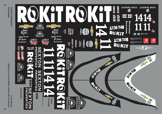 Grand Precision Decals: Custom IndyCar Decals Printed in the USA ...