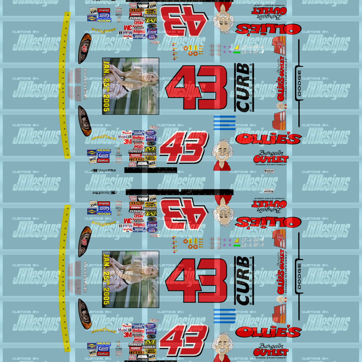 JH Designs Aaron Fike 2002 NBS #43 Leann Rimes (This Woman) - Ollie's ...