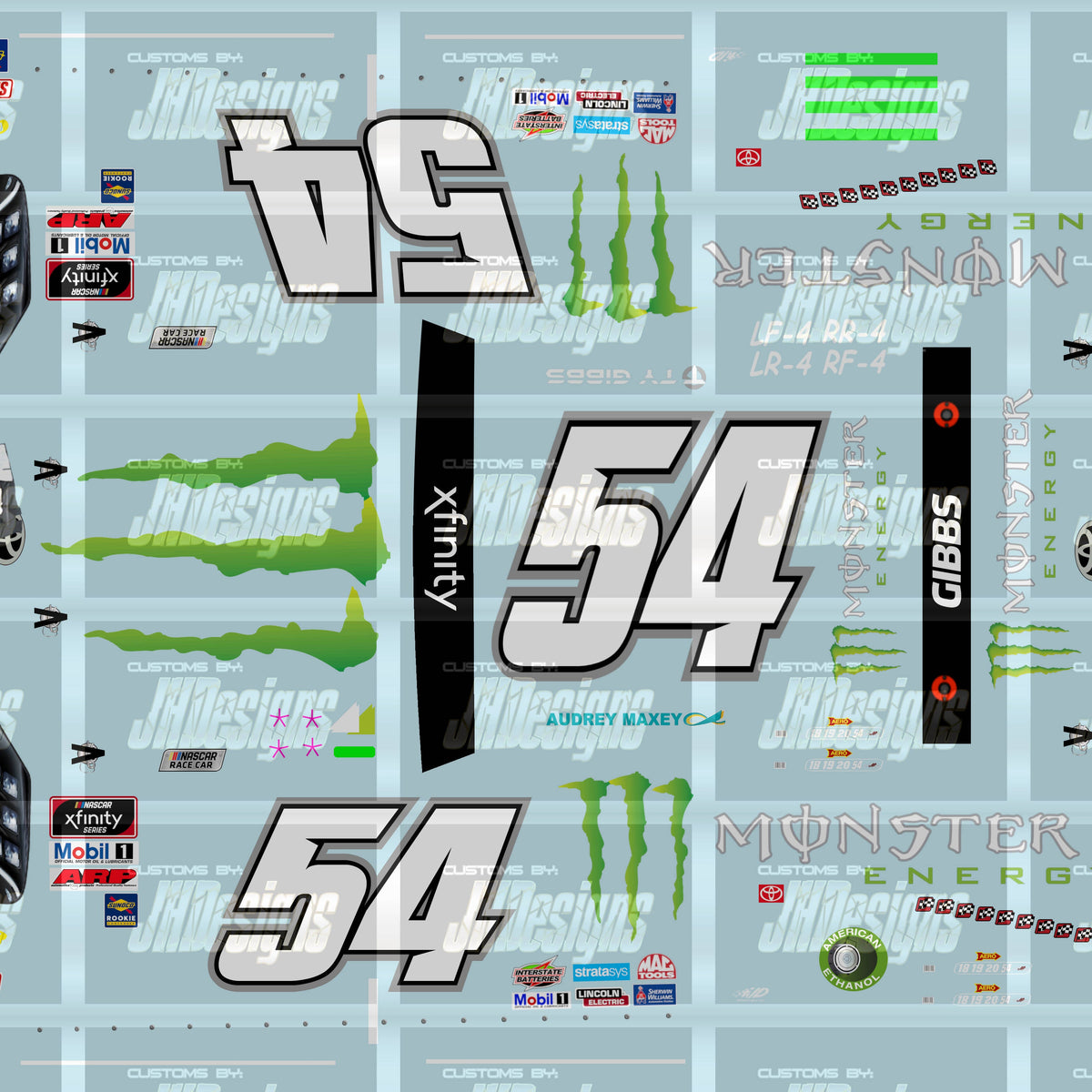 JH Desings Decals | Racecar Decals – Print it Decals