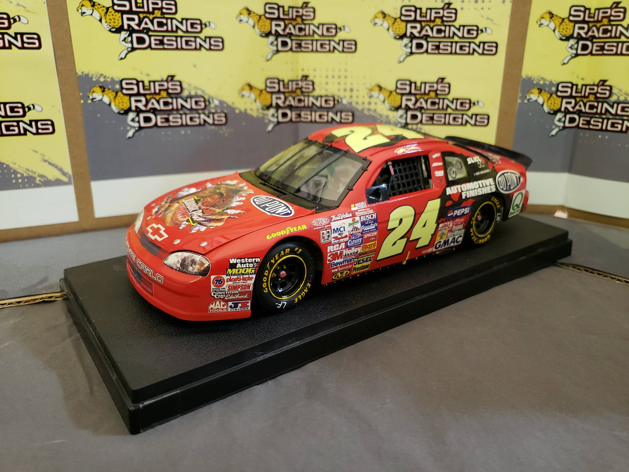 Slip's Racing Designs #24 Dupont / Jurassic Park 'The Ride' Monte Carl ...