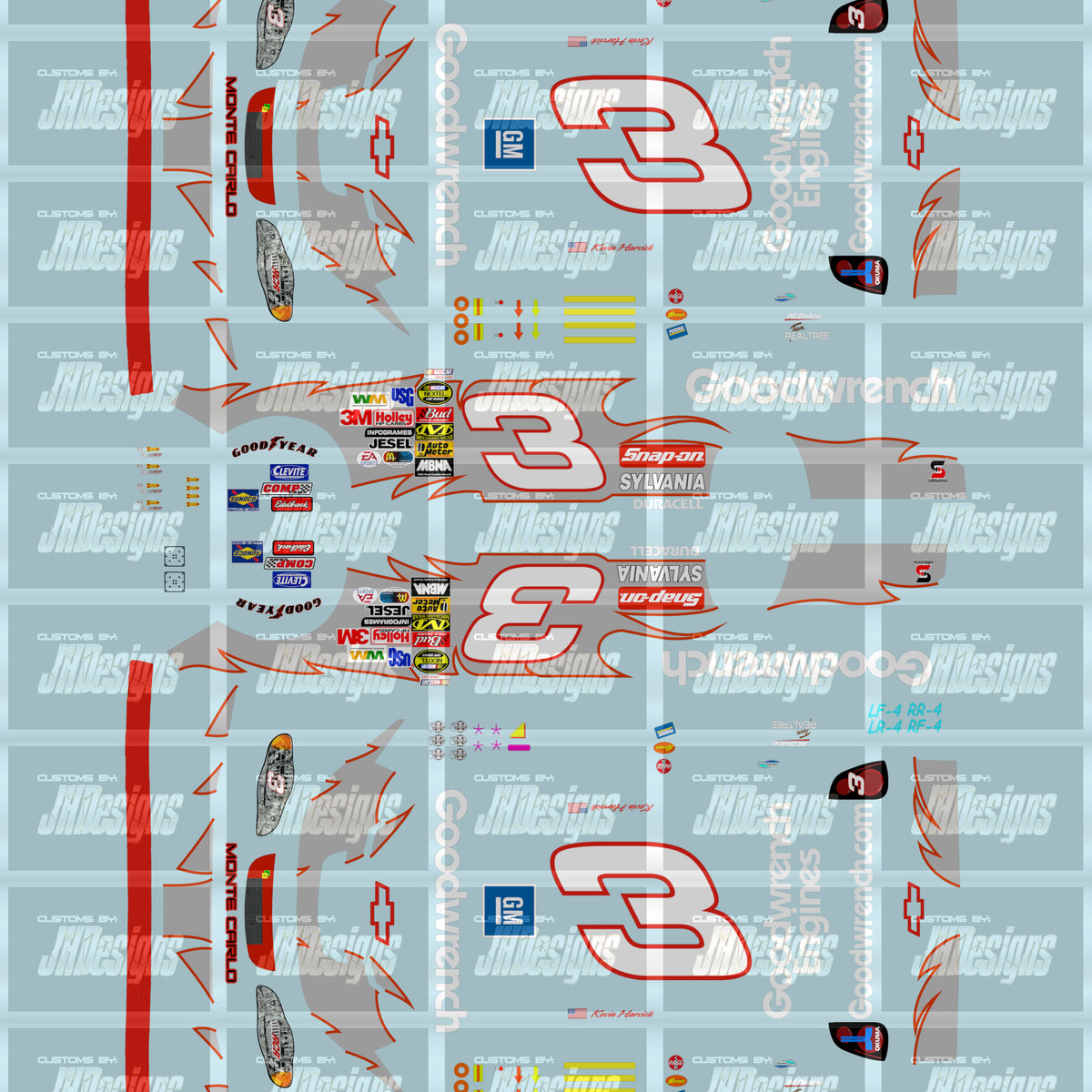 JH Desings Decals | Racecar Decals – Print it Decals