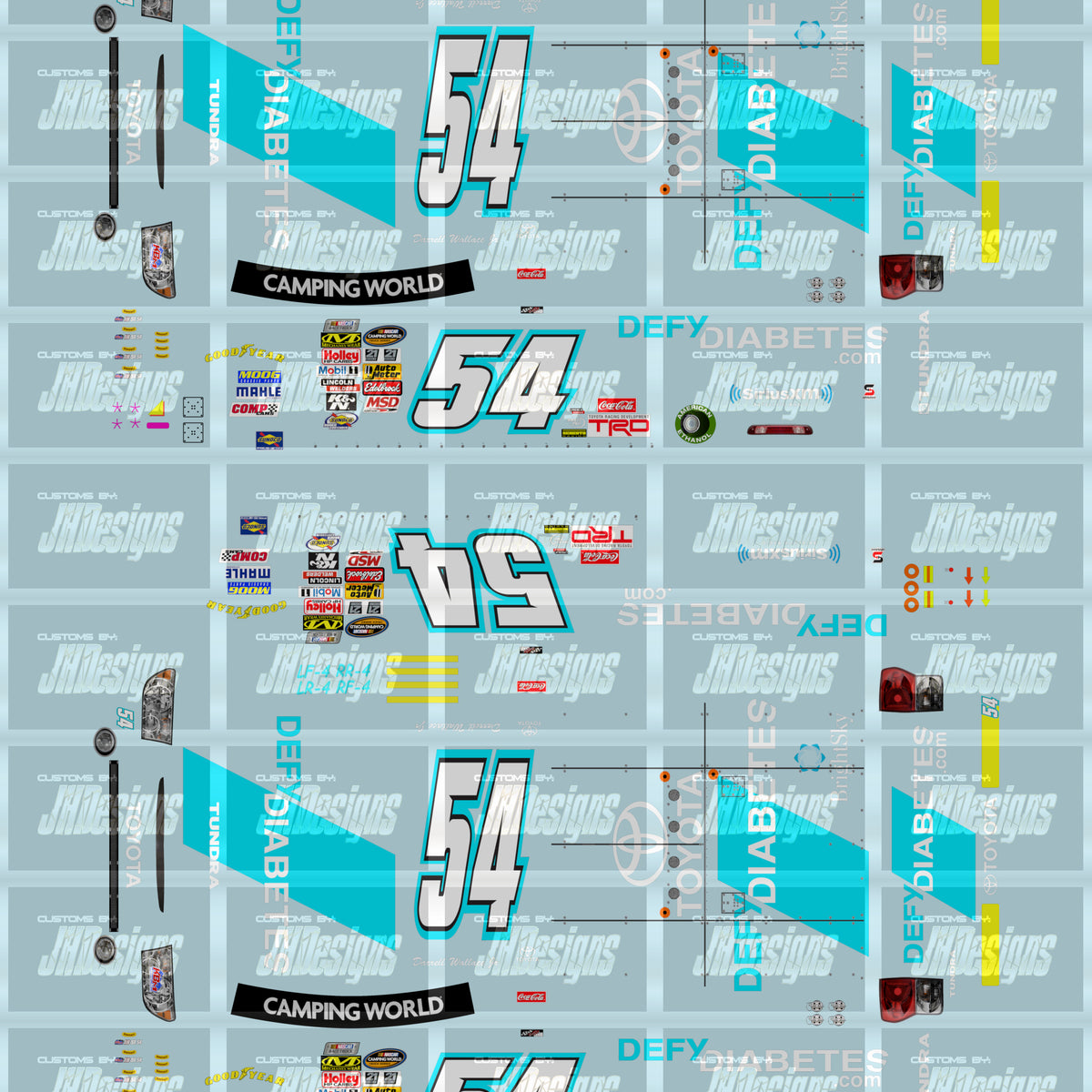 JH Desings Decals | Racecar Decals – Print it Decals