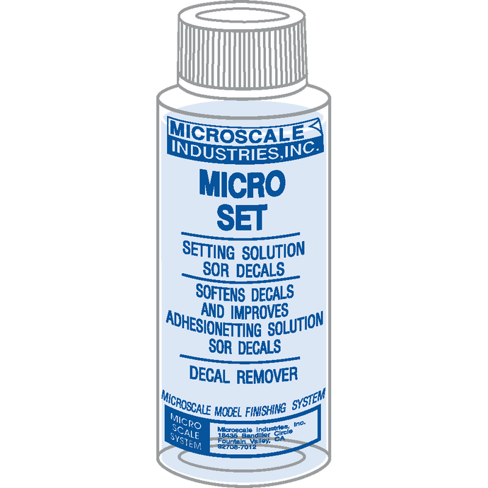 Microscale Micro Set Decal Setting Solution 1oz – Print it Decals