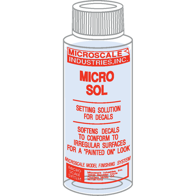 Microscale Micro Sol Decal Setting Solution 1oz – Print it Decals