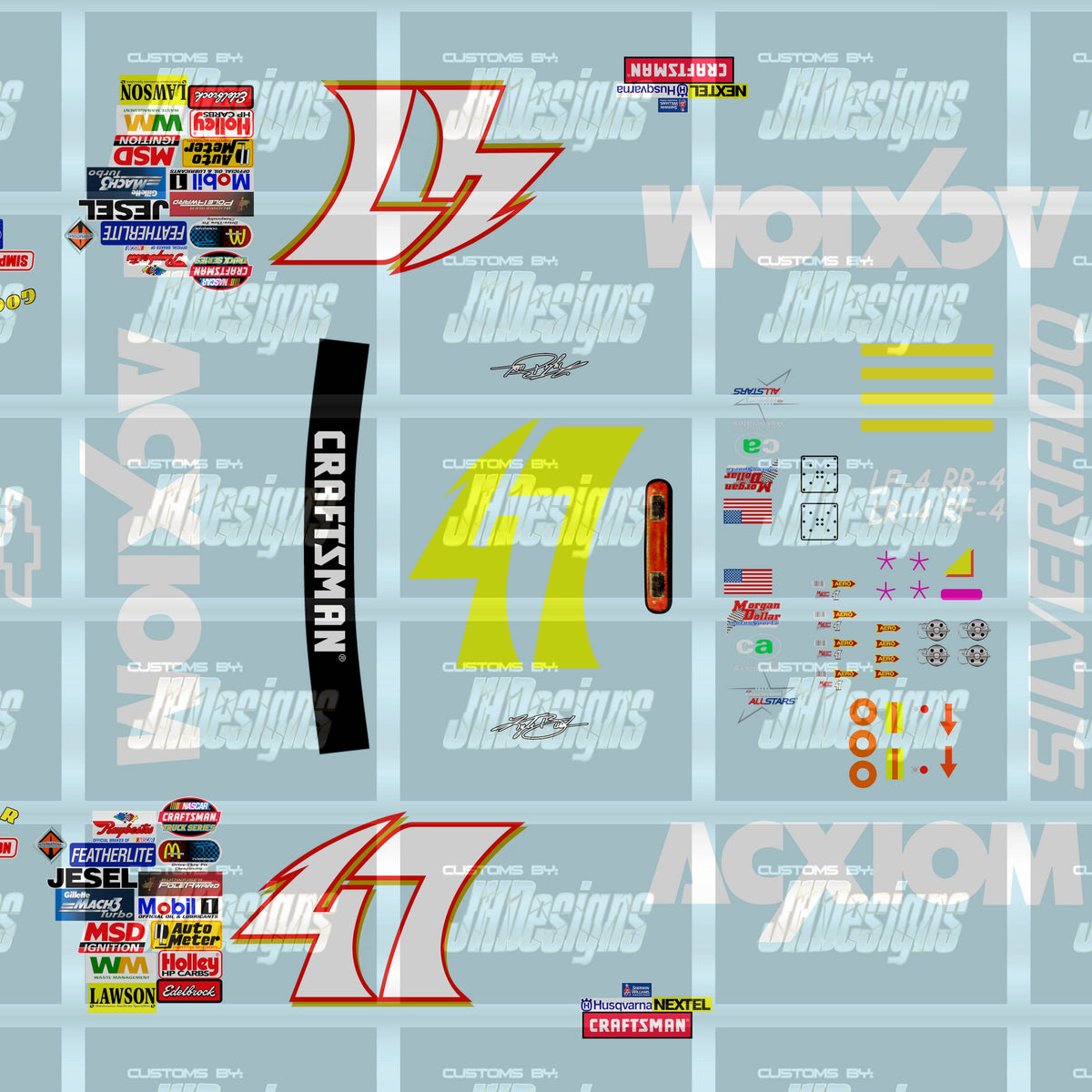 JH Desings Decals | Racecar Decals – Print it Decals