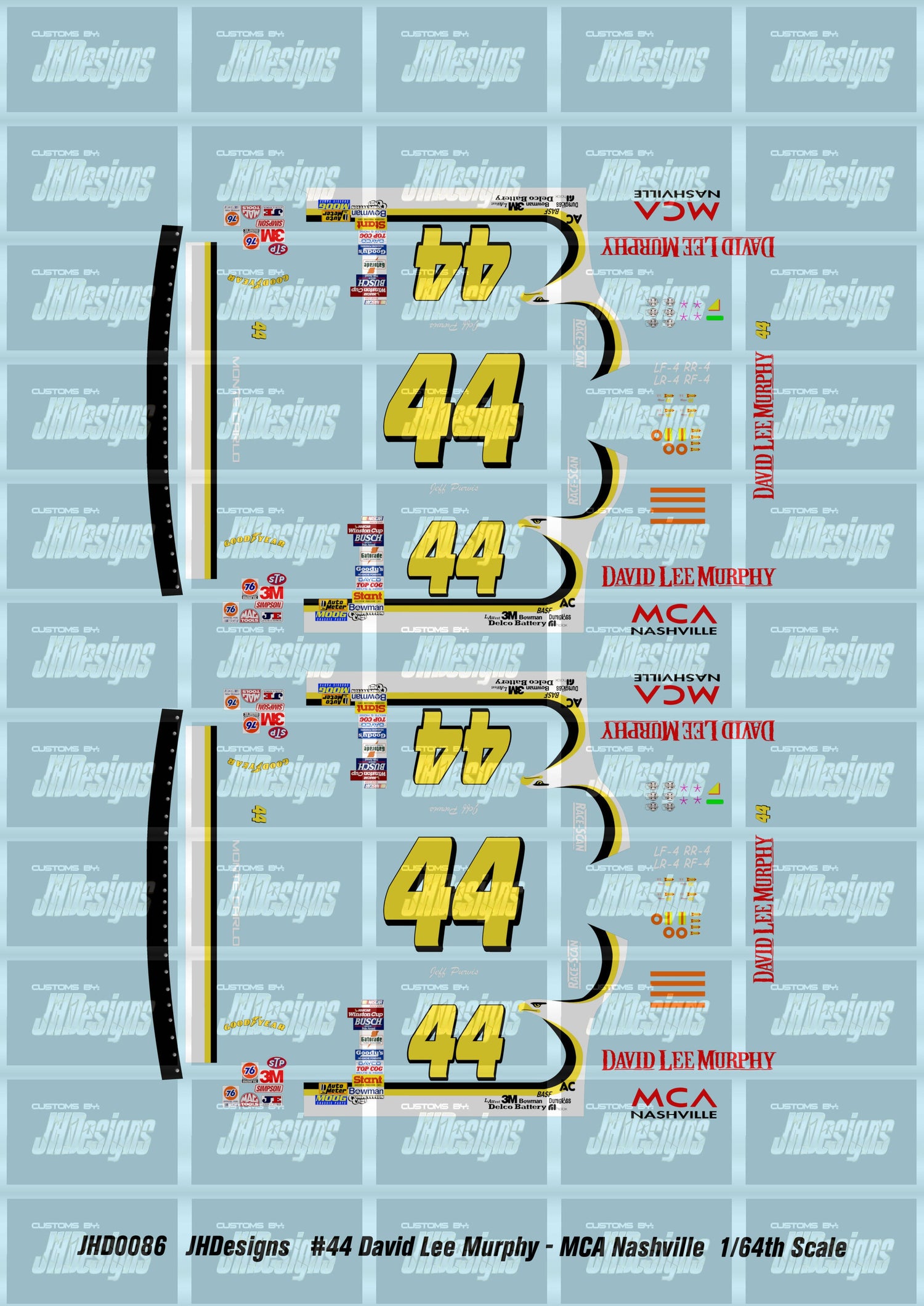 JH Desings Decals | Racecar Decals – Print it Decals