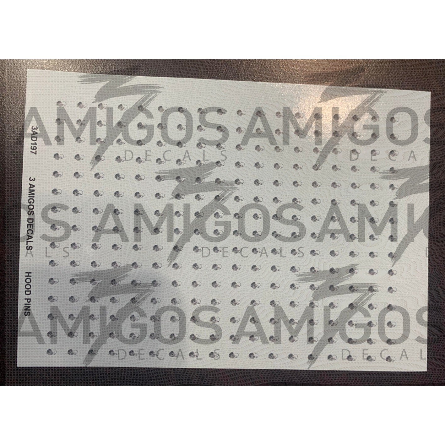 3 Amigos Decals Hood Pins Decal Set 1:24 – Print it Decals
