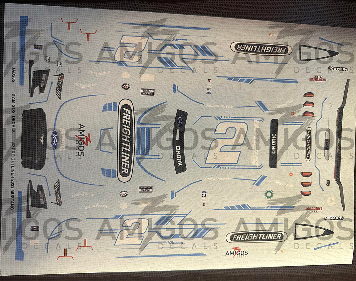 3 Amigos Decals #2 FREIGHTLINER 2023 MUSTANG Decal Set 1:24 – Print it ...