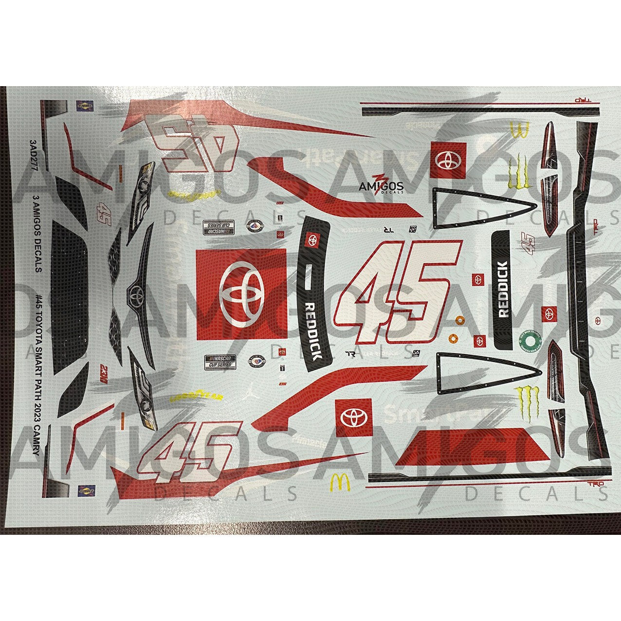 3 Amigos Decals #45 TOYOTA SMART PATH 2023 CAMRY Decal Set 1:24 – Print ...